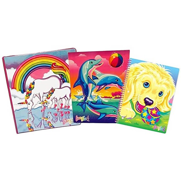 Lisa Frank | Office | Lisa Frank 3th Anniversary 3pack Binder Spiral ...